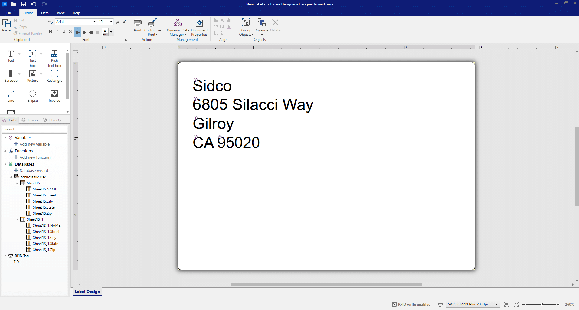 How to print a file from excel – Sidco Labeling Systems