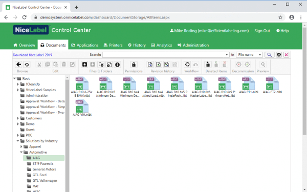 Label Management System – Sidco Labeling Systems